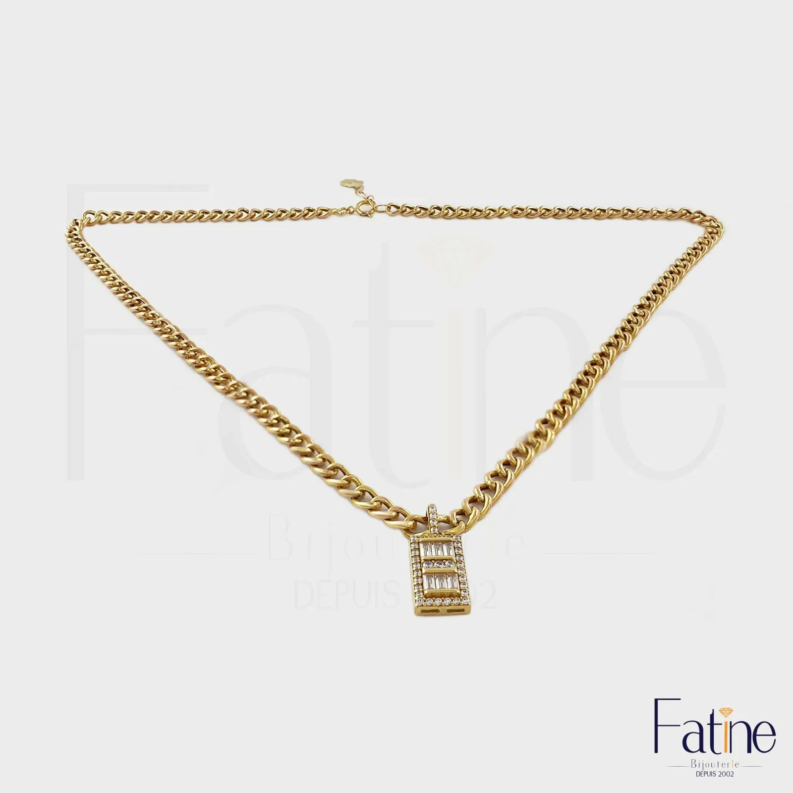 Chaîne Pendentif très moderne en or 18 carats | CP2579 | Colliers