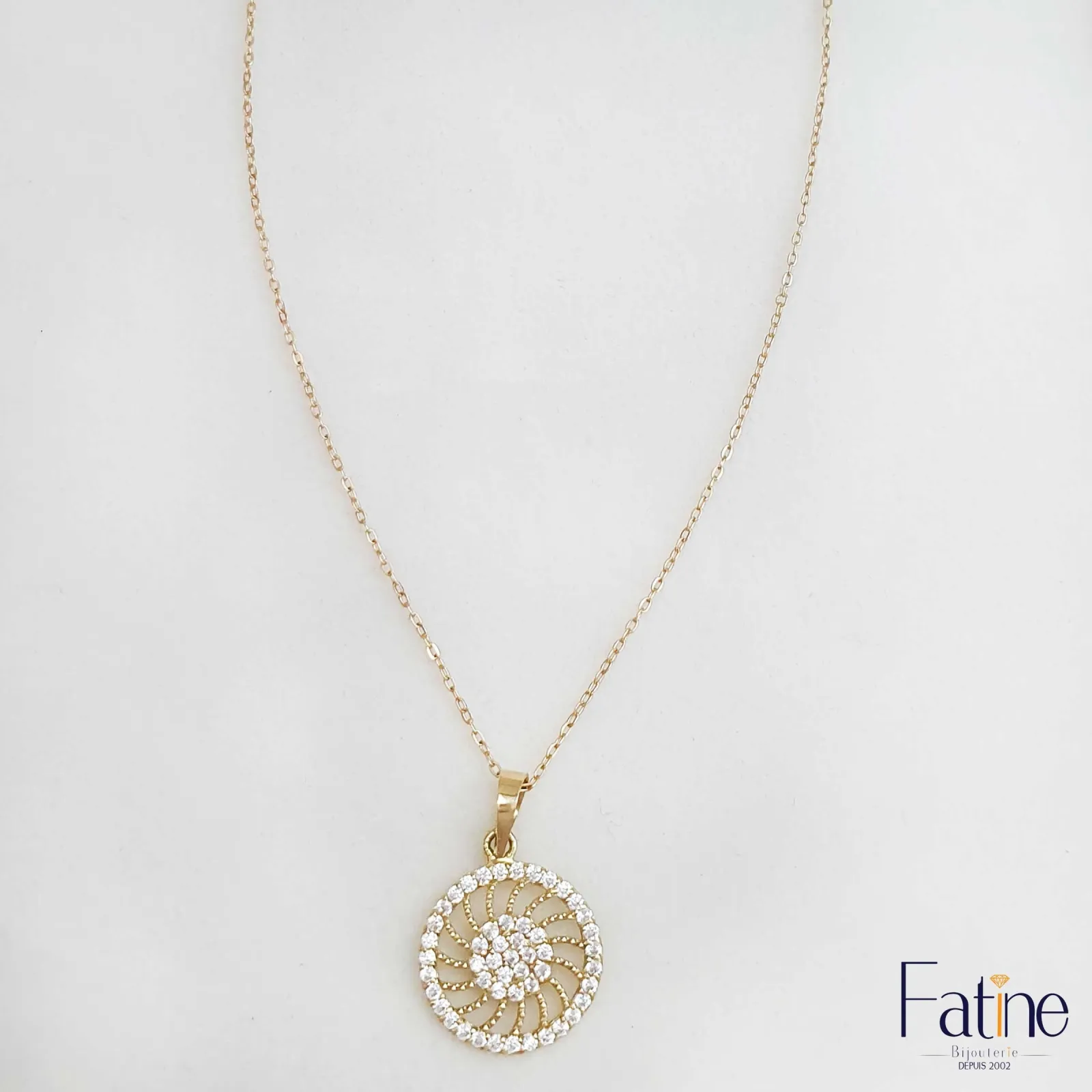 Chaîne Pendentif très moderne en or 18 carats | CP2658 | Colliers