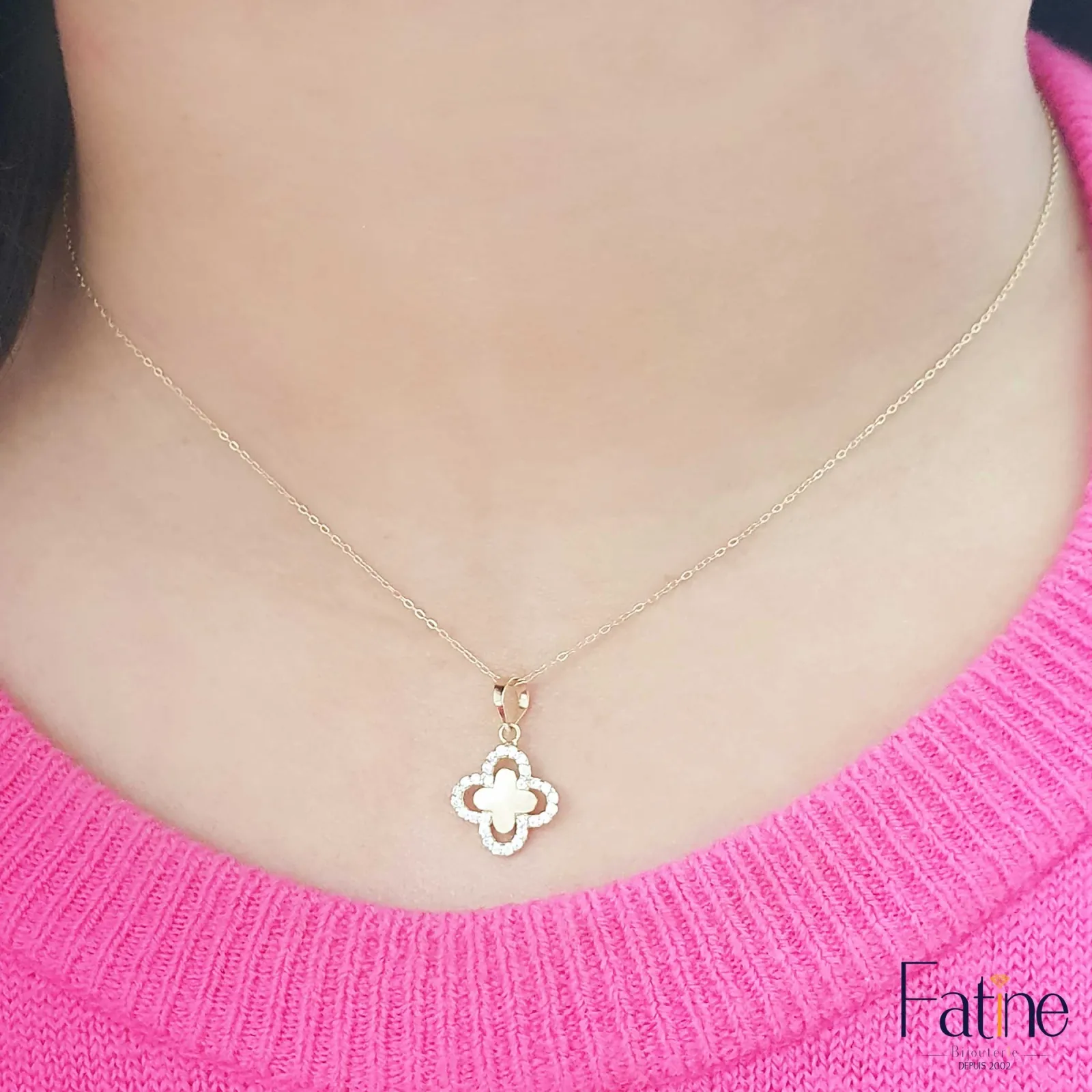 Chaîne Pendentif très moderne en or 18 carats | CP2673 | Colliers